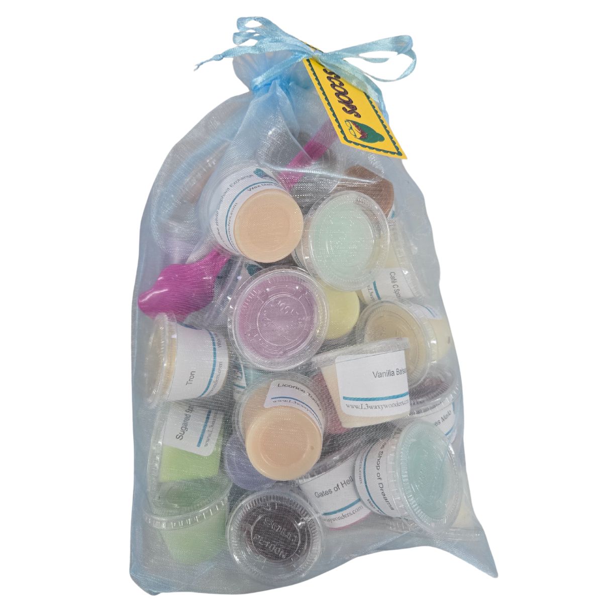 Try Me Sample Bags Scoops Scents – L3 Waxy Wonders